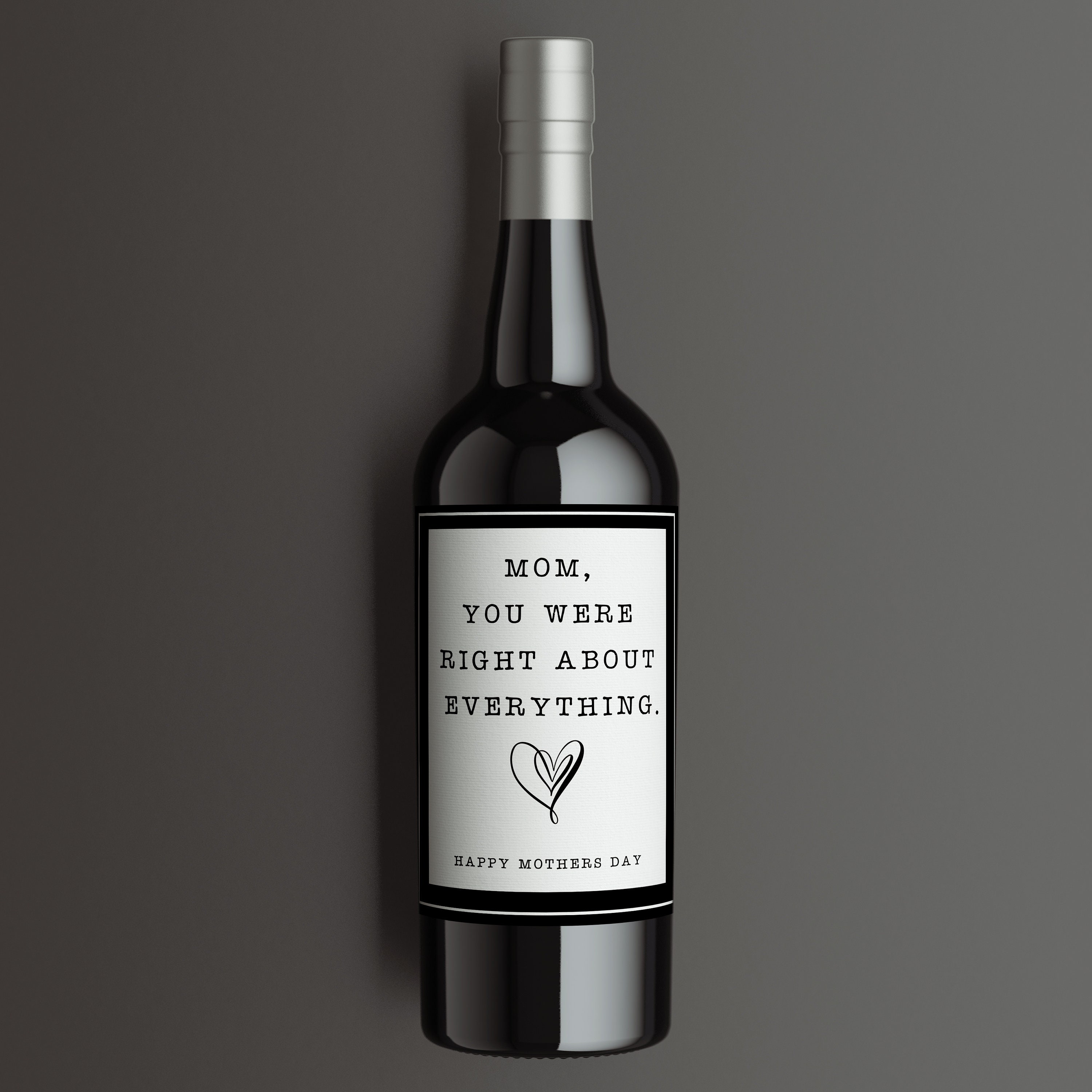 Mother's Day Printable Wine Labels Mother's Day Wine - Etsy