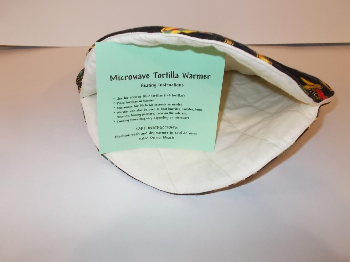 Tortilla Warmer - Microwaveable - Dancing Jalapenos - Etsy
