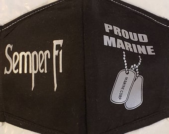 Marine Face Mask - Etsy