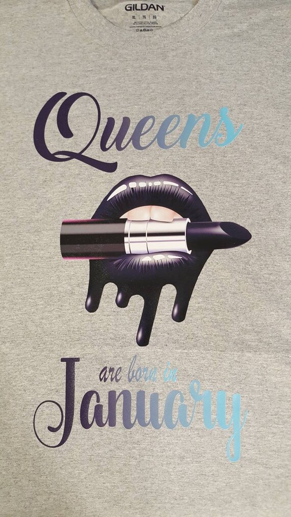 Dripping Lips With Lipstick Queens Are Born In Birth Month | Etsy