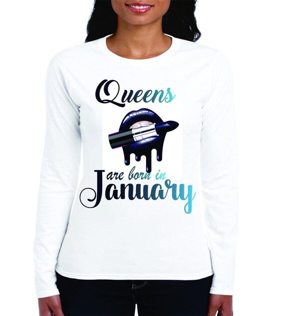 Dripping Lips With Lipstick Queens Are Born In Birth Month | Etsy