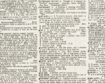 Fabric with words | Etsy