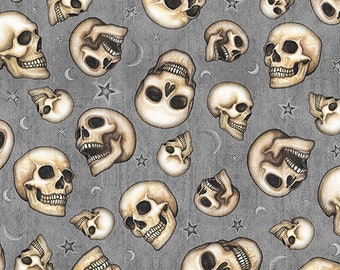 Skull fabric | Etsy
