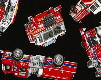 Firefighter fabric | Etsy