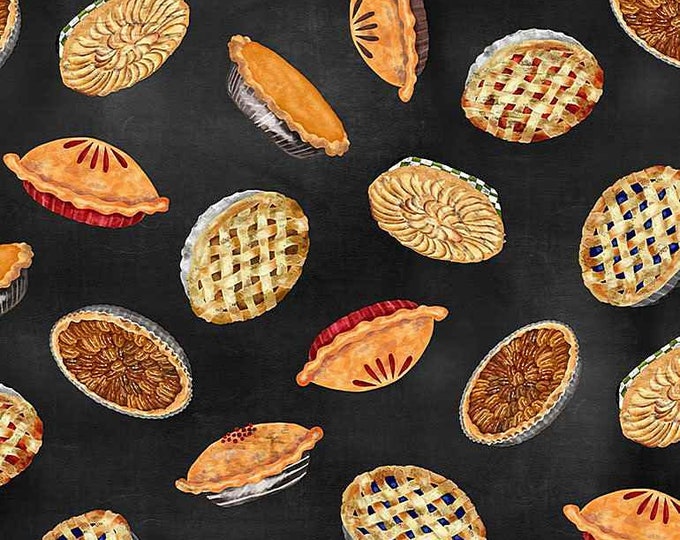 Pie Fabric by the Yard, Tossed Pies, Timeless Treasures CD1425 ...
