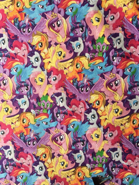 My Little Pony Fabric By the Yard My Little Pony Movie | Etsy