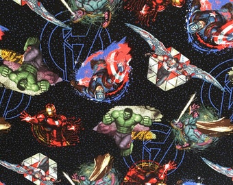 Avengers fabric | Etsy