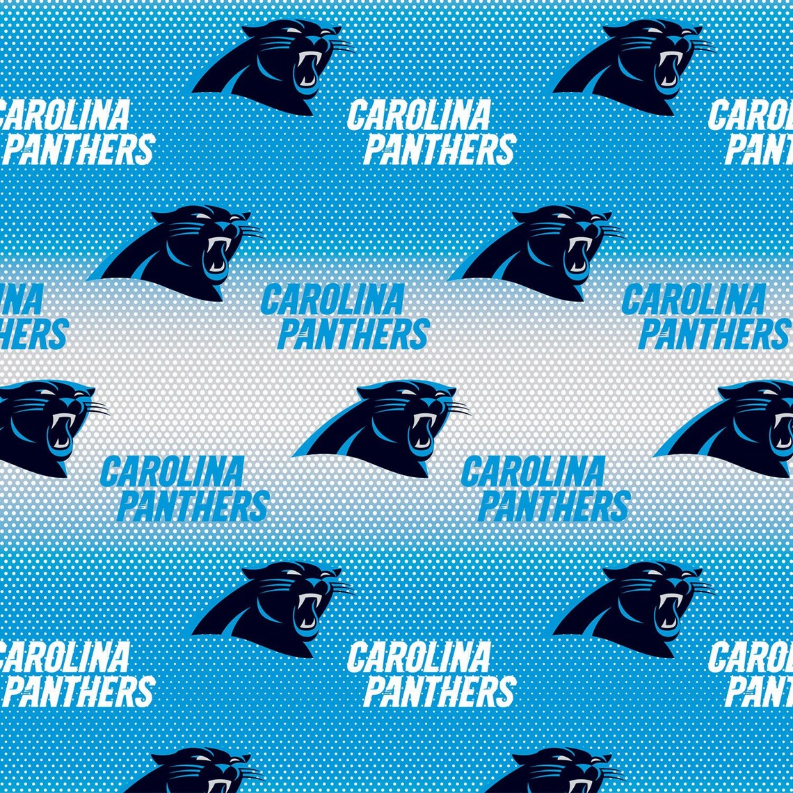 NFL Carolina Panthers Fabric by the Yard Fabric Traditions - Etsy
