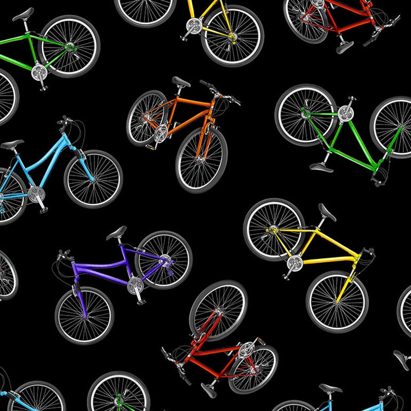 Bicycle Fabric - Etsy