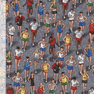 Running Fabric, by the Yard, Runners Fabric, Sports Fabric, Timeless ...