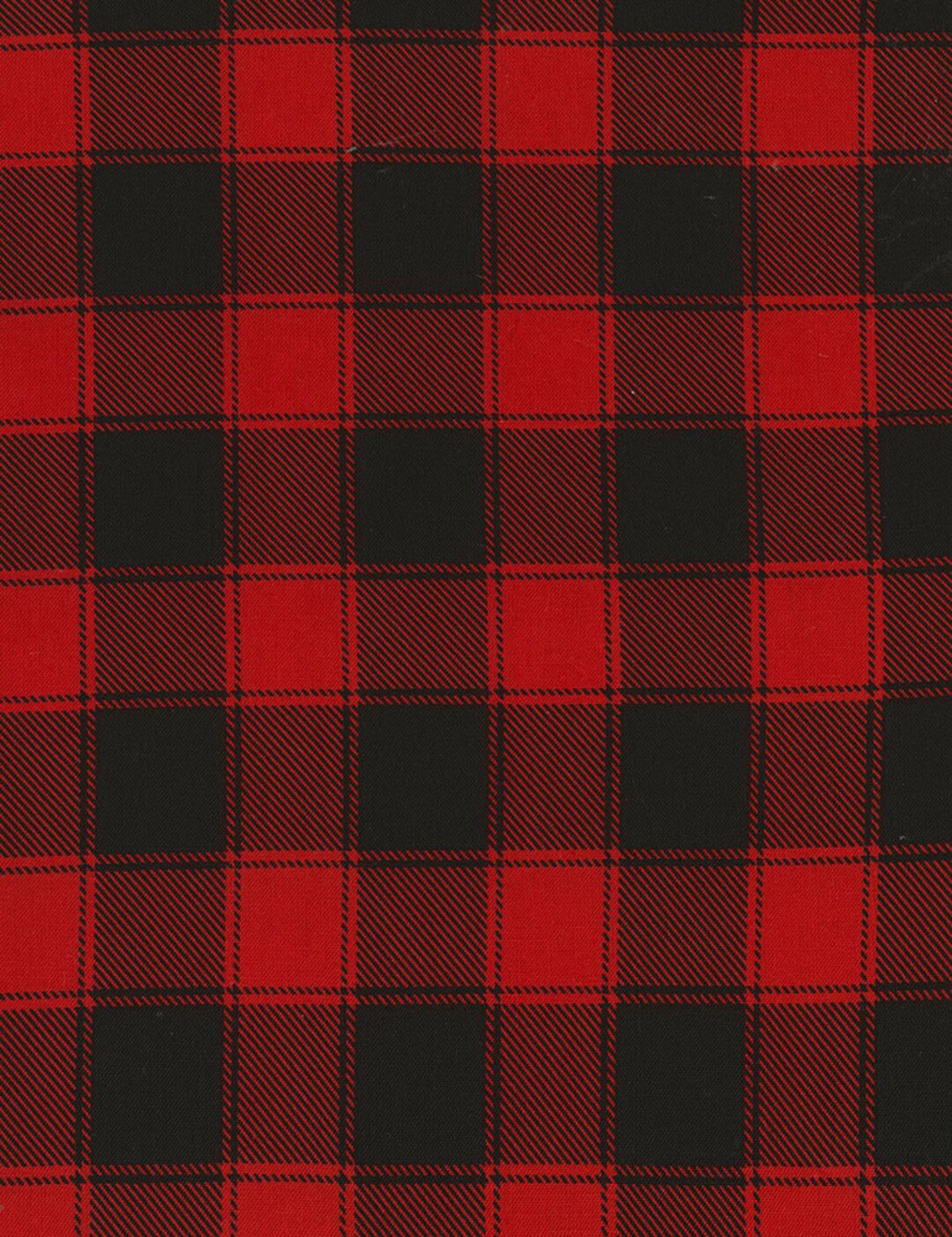 Red Buffalo Check Fabric by the Yard Quilting Cotton C5784 - Etsy