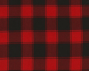 Buffalo Check Fabric by the Yard Quilting Cotton Berry | Etsy