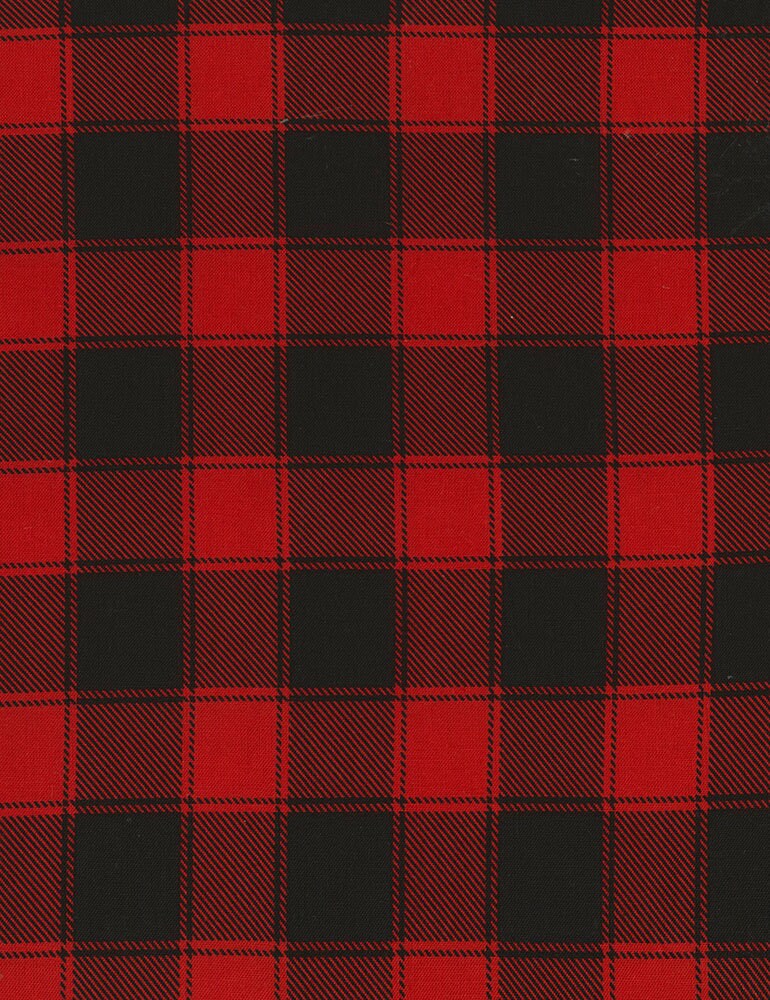 Red Buffalo Check Fabric by the Yard Quilting Cotton C5784 | Etsy