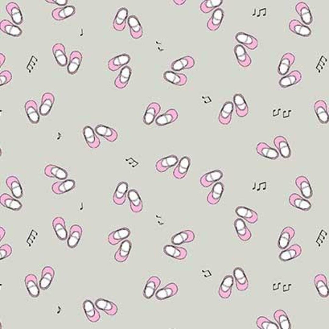 Ballet Fabric, by the Yard, Little Ballet Shoes, Ballet Notes, Applause ...