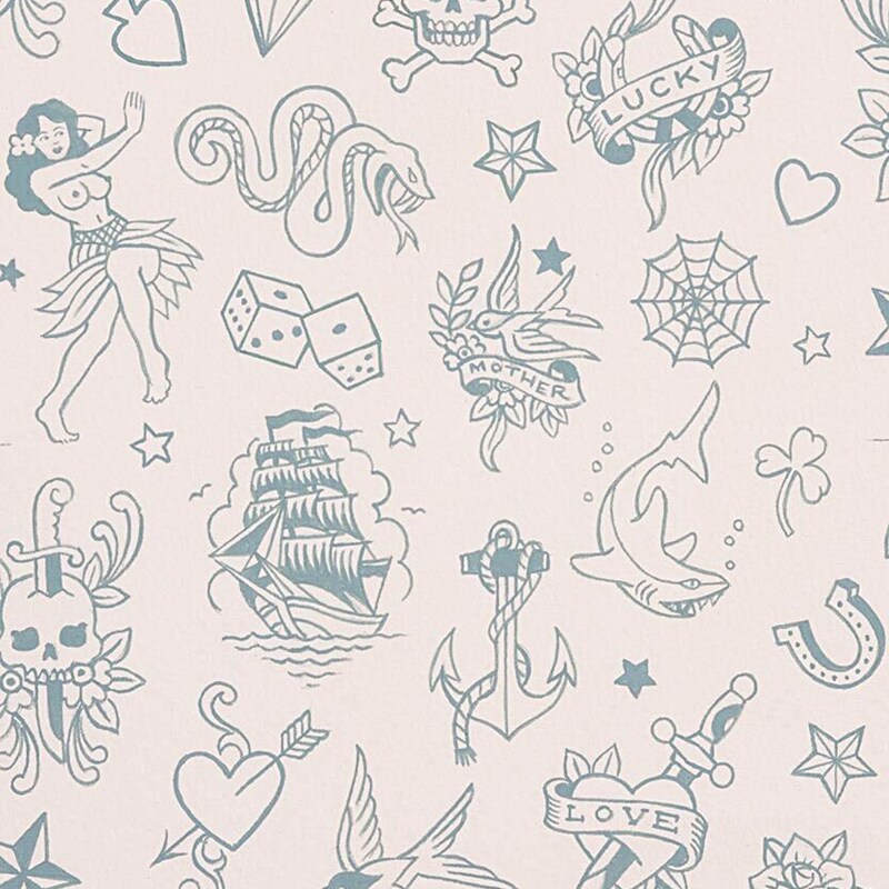 Tattoo Fabric - Etsy