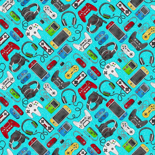 Video Game Fabric - Etsy