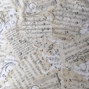 Music Fabric, by the Yard, Music Sheets, Timeless Treasures, C4830 ...
