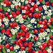 Cherry Fabric by the Yard, Cherry Pie Packed Cherries and Flowers ...