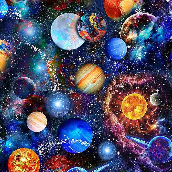 Space Fabric - Etsy