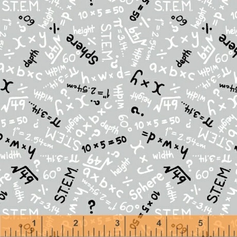 Math Fabric - Etsy