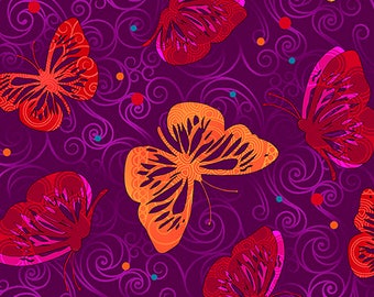 Butterfly fabric | Etsy