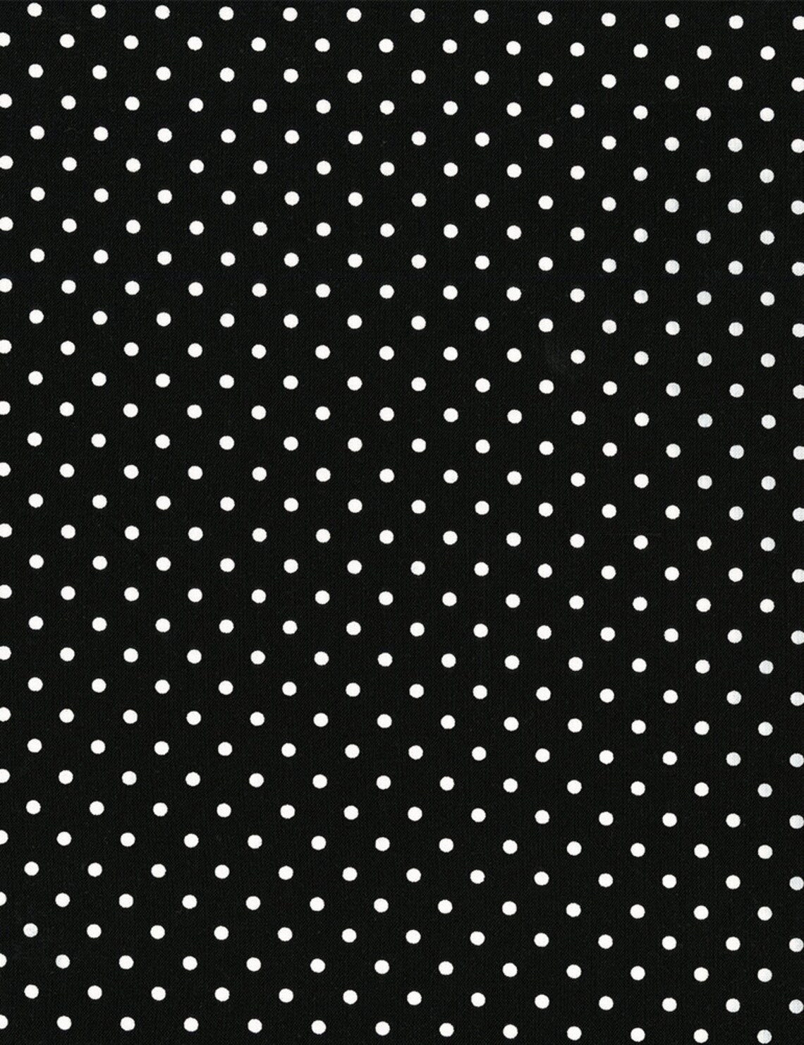 Polka Dot Fabric by the Yard Dot Timeless Treasures Black | Etsy