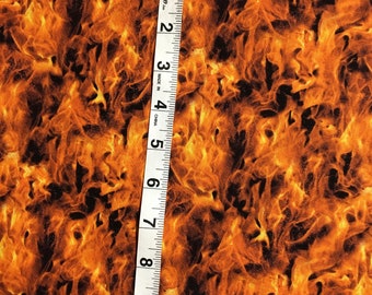 Firefighter Fabric by the Yard Under Fire Scenic | Etsy