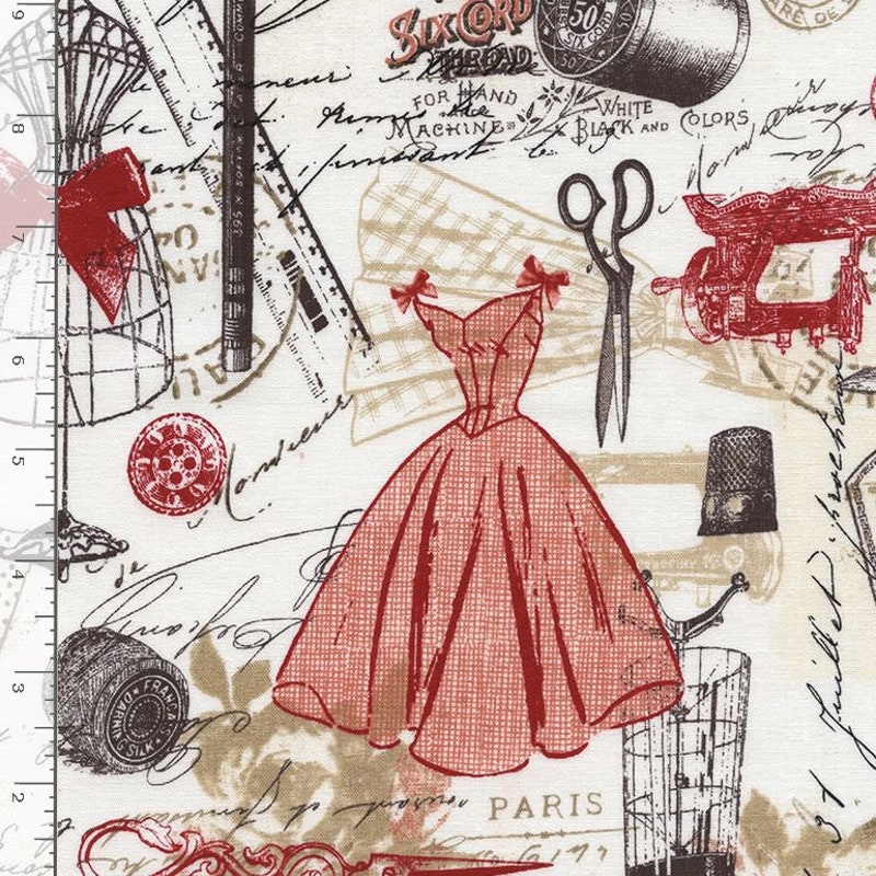 Sewing Theme Fabric - Etsy