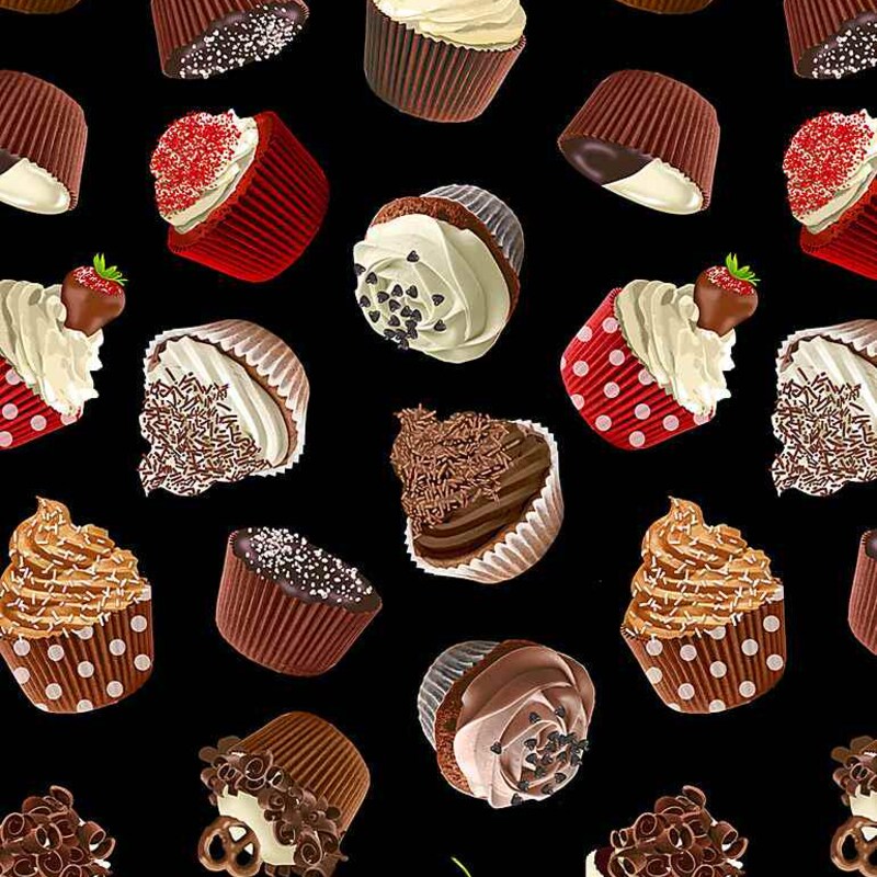Cupcake Fabric - Etsy