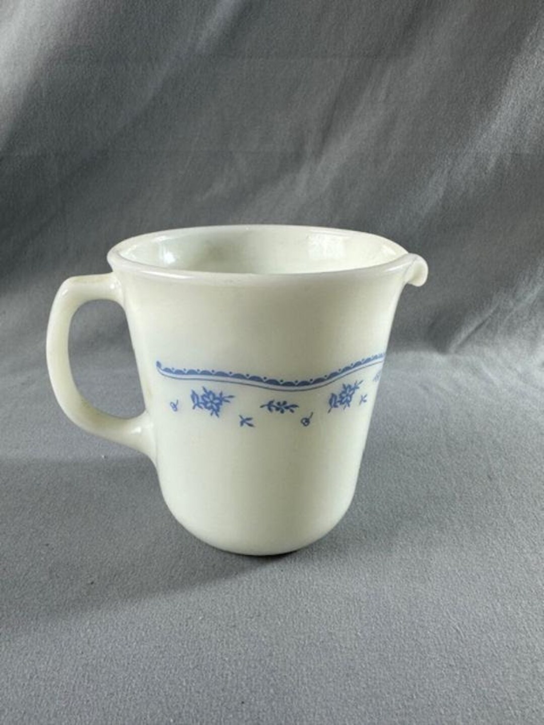 Vintage Corelle by Corning Morning Blue Floral Creamer Milk Glass - Etsy