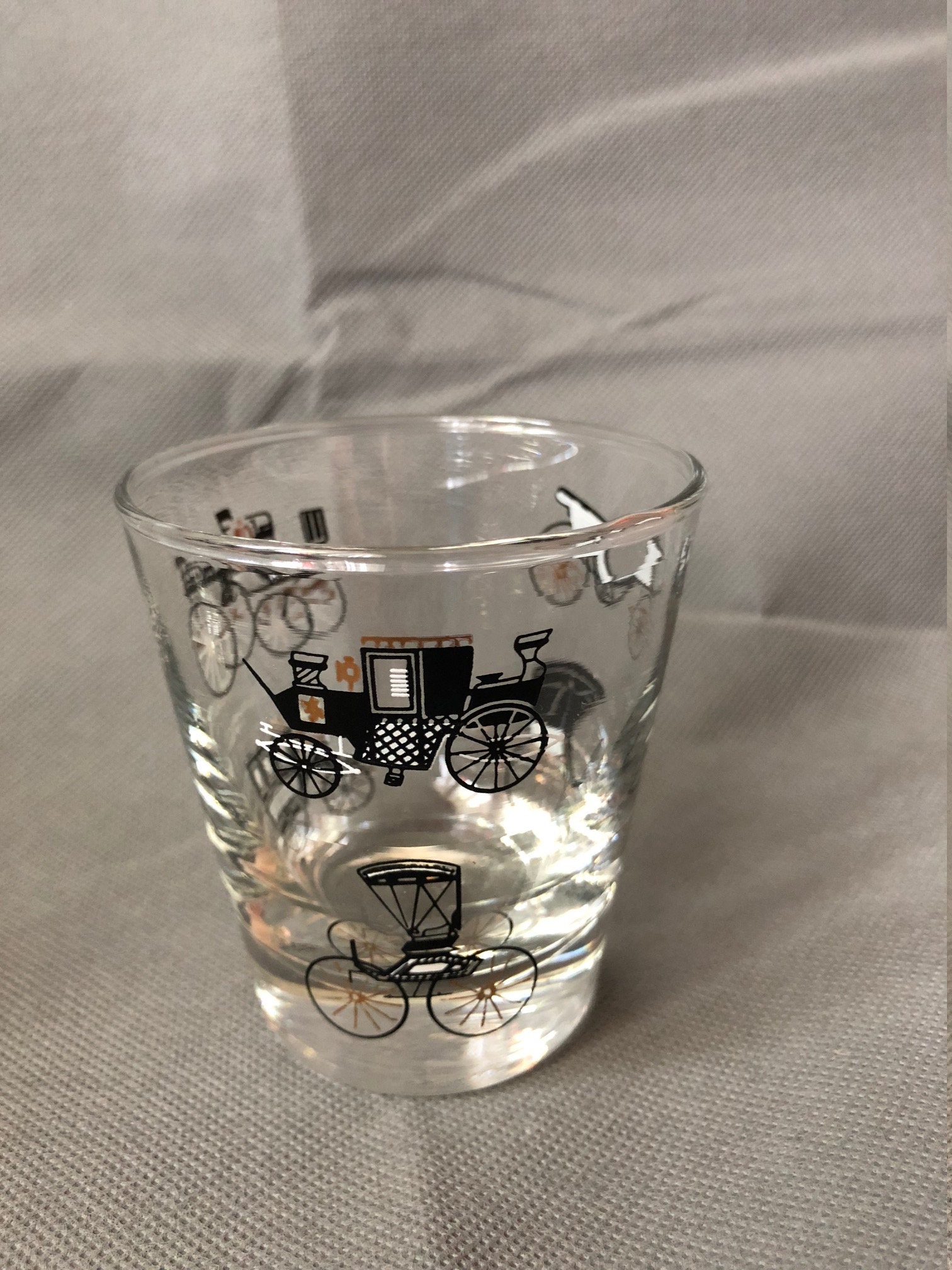 Vintage Libbey Set of 4 Cocktail Bar-ware Cups Curio Carriage - Etsy