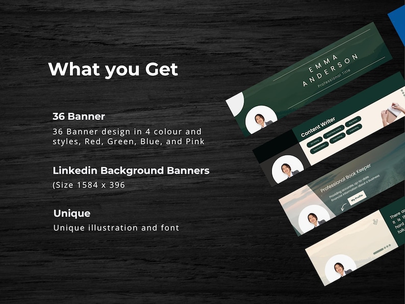 Linkedin Banner Template | 36 Editable Canva Linkedin Covers ...
