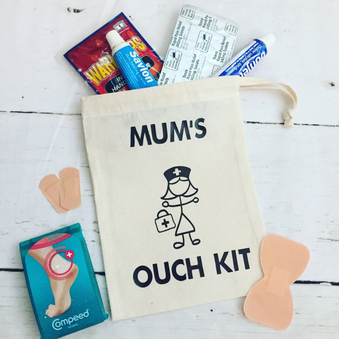 Mum's Ouch Kit Mum's First Aid Kit Ouch Pouch - Etsy