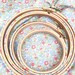 Small Embroidery Hoop, 3 - 5 Inch. Liberty’s of London, Fabric Wrapped ...
