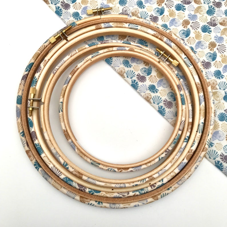 Large Embroidery Hoop, 10 or 12 Inch. Liberty’s of London, Fabric ...