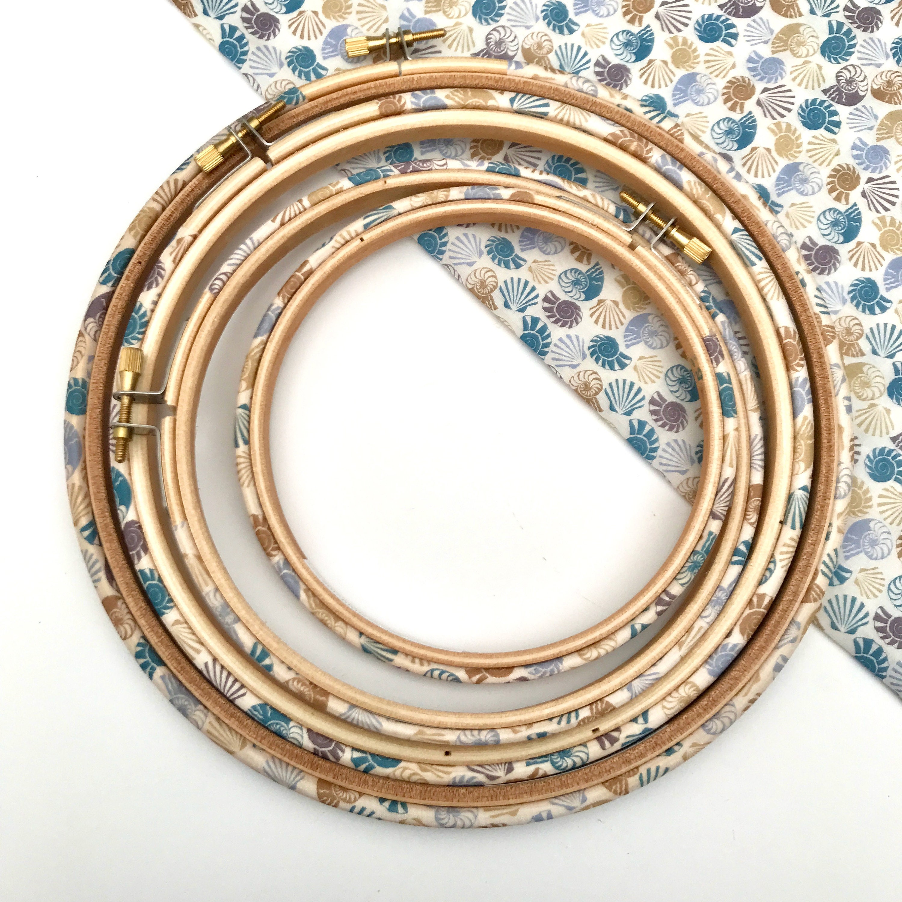 Large Embroidery Hoop, 10 or 12 Inch. Liberty’s of London, Fabric ...