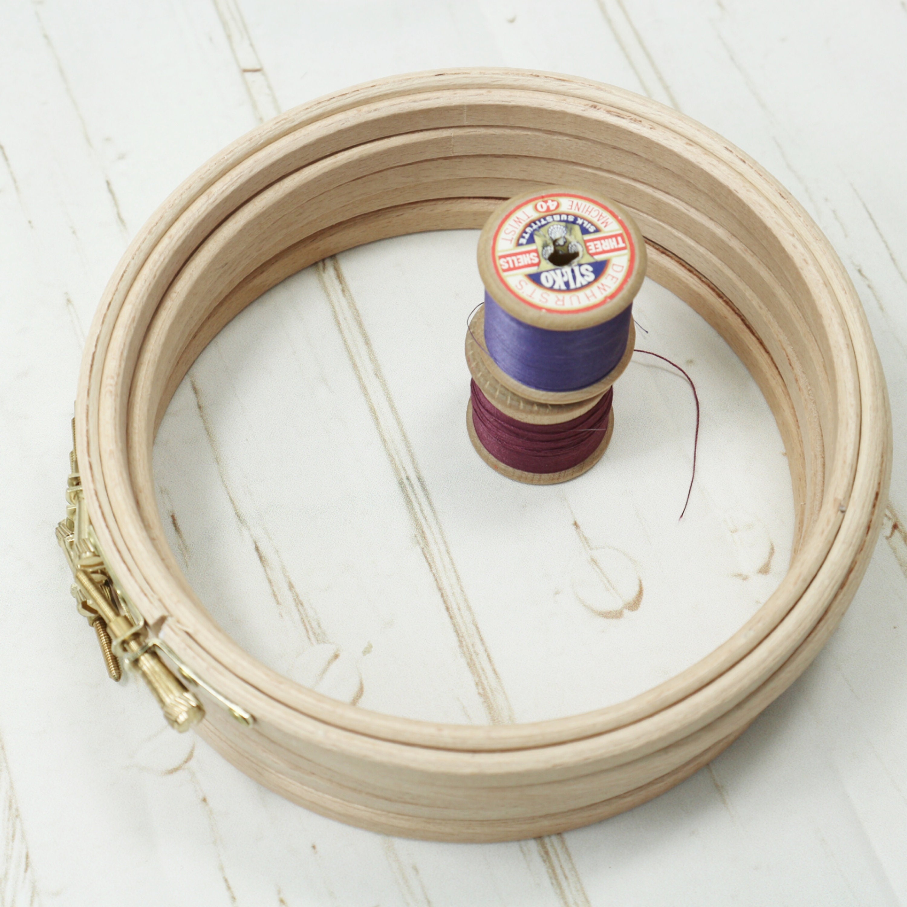 6 Inch Embroidery Hoop. Wooden Embroidery Hoop. Hand - Etsy