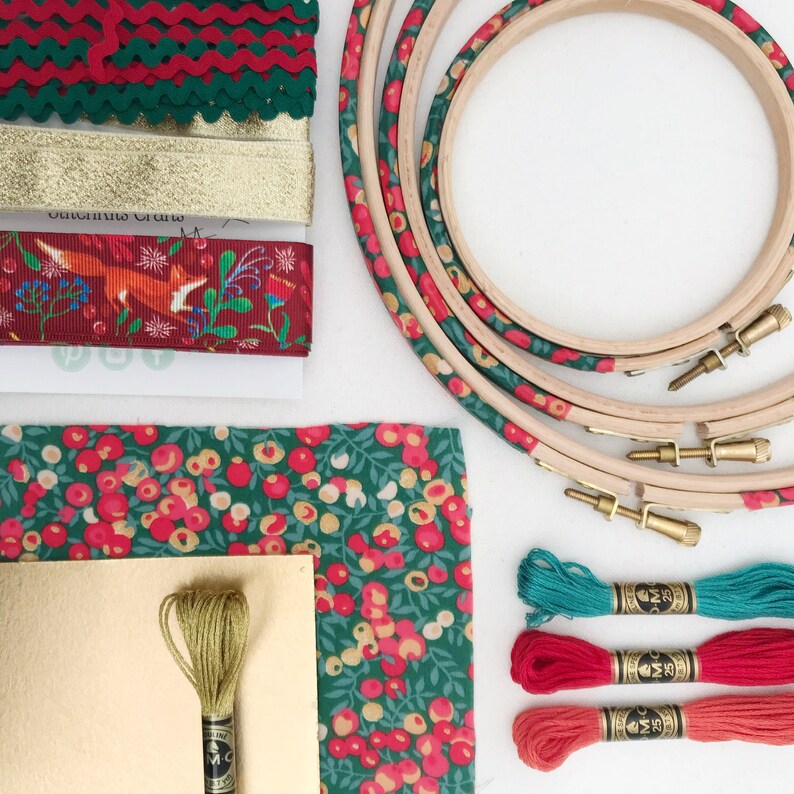 Hoop Art, Inspiration Box. Christmas Edition. - Etsy