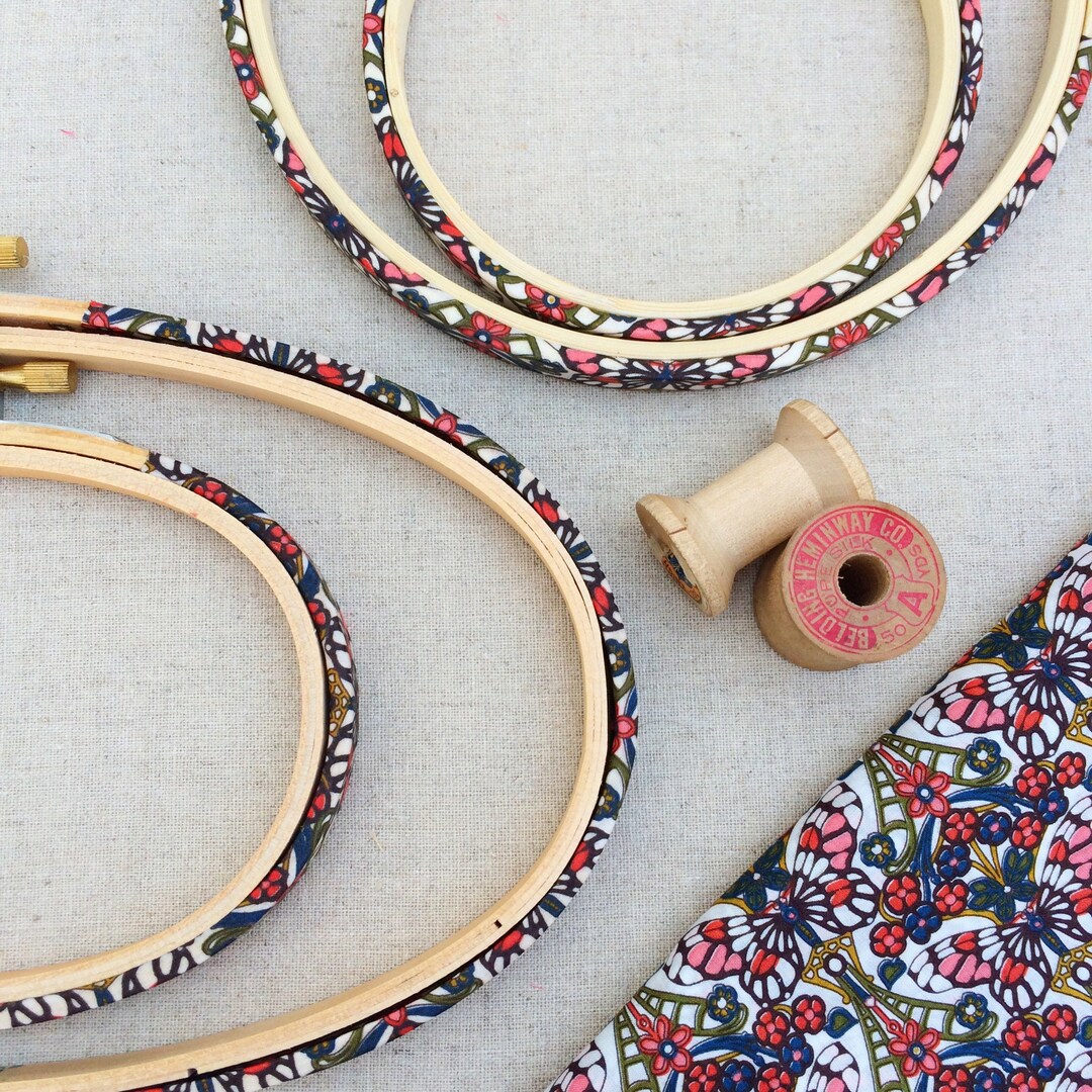 Large Embroidery Hoops. Modern Embroidery Hoops. Liberty of London ...