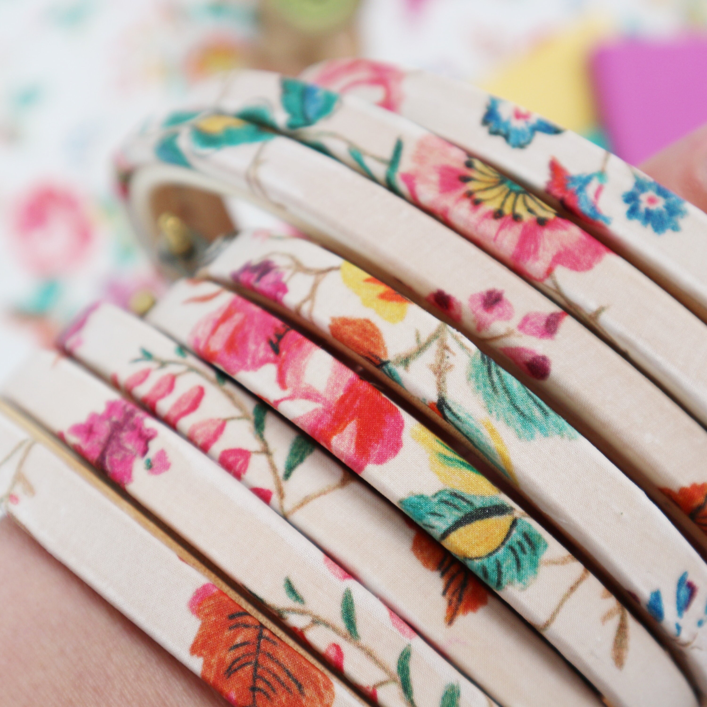 Small Embroidery Hoops. 3 to 5 Inch Hoops. Colourful Summer - Etsy UK