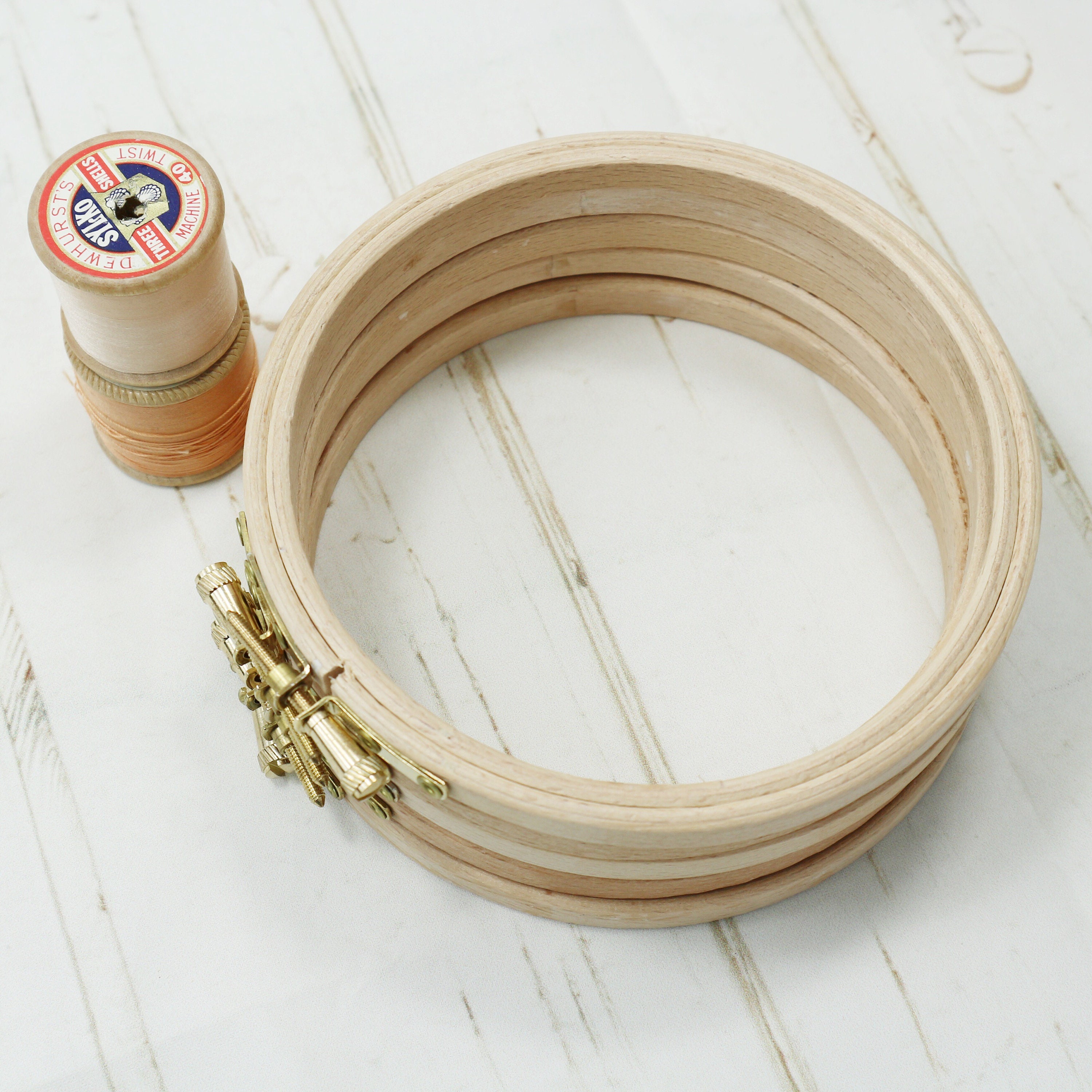 5 inch Embroidery Hoop Wooden Hoops. Wooden Beech embroidery | Etsy