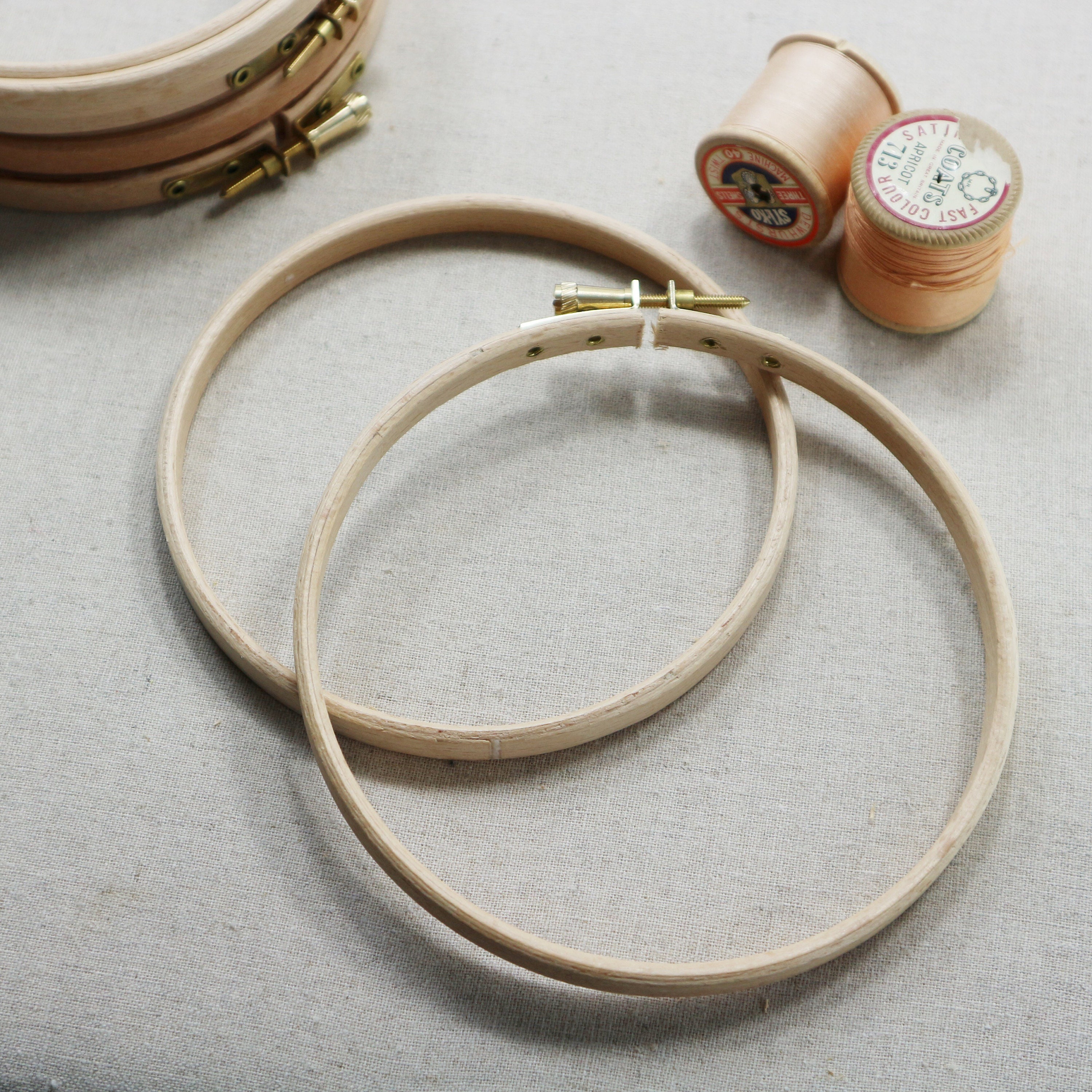 5 Inch Embroidery Hoop Wooden Hoops. Wooden Beech Embroidery - Etsy
