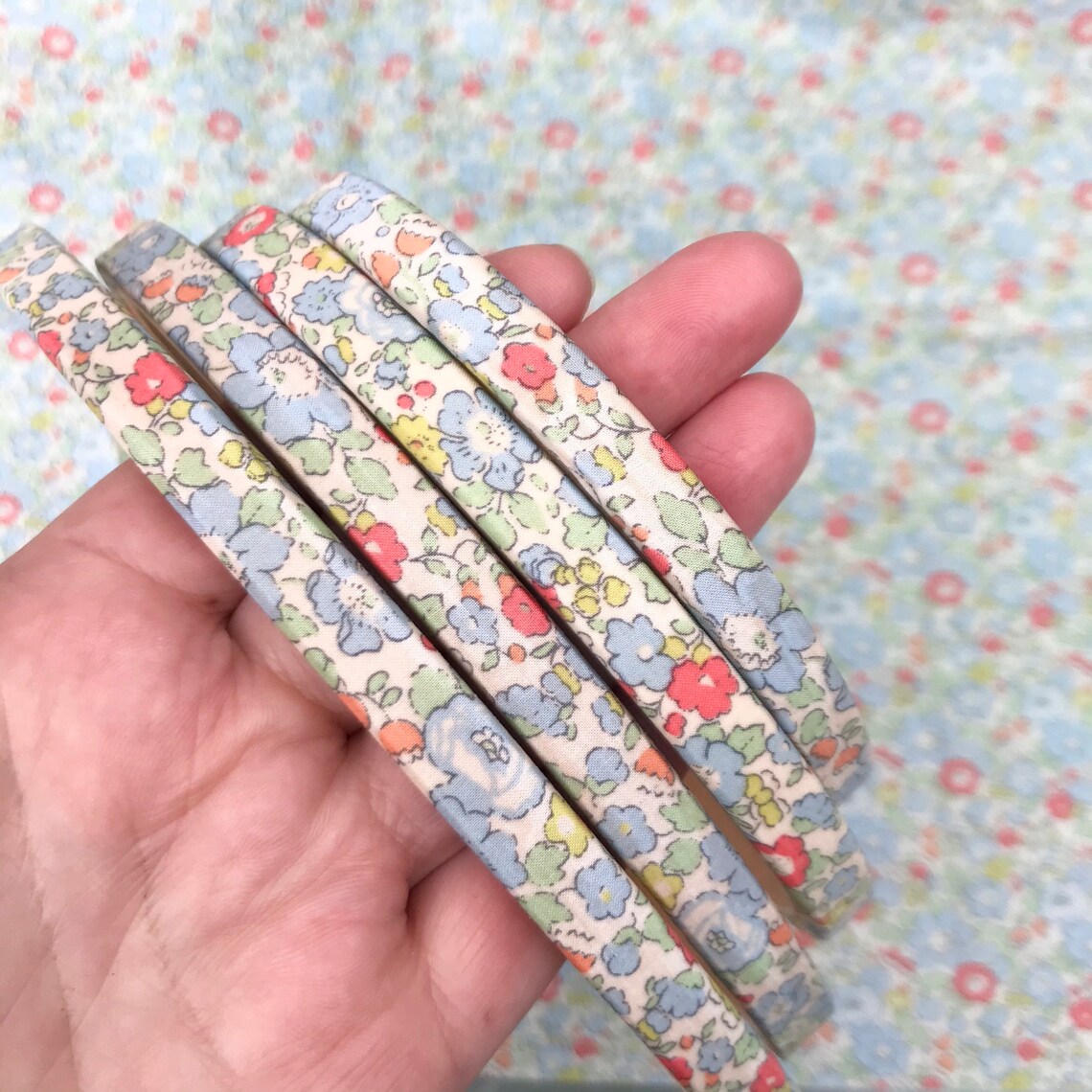 Small Embroidery Hoop, 3 - 5 Inch. Liberty’s of London, Fabric Wrapped ...