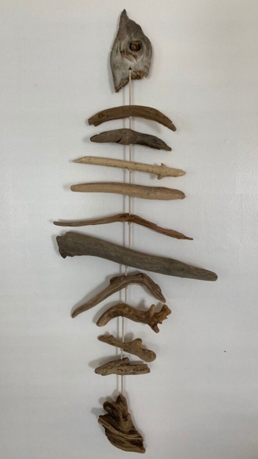 Hanging Fish Bone Sculpture - Etsy