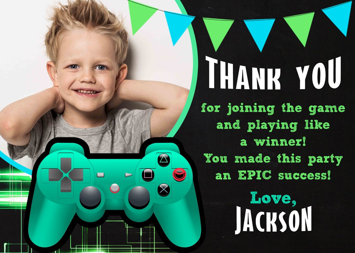 Video Game Invitation Video Game Party Invitation Video Game - Etsy