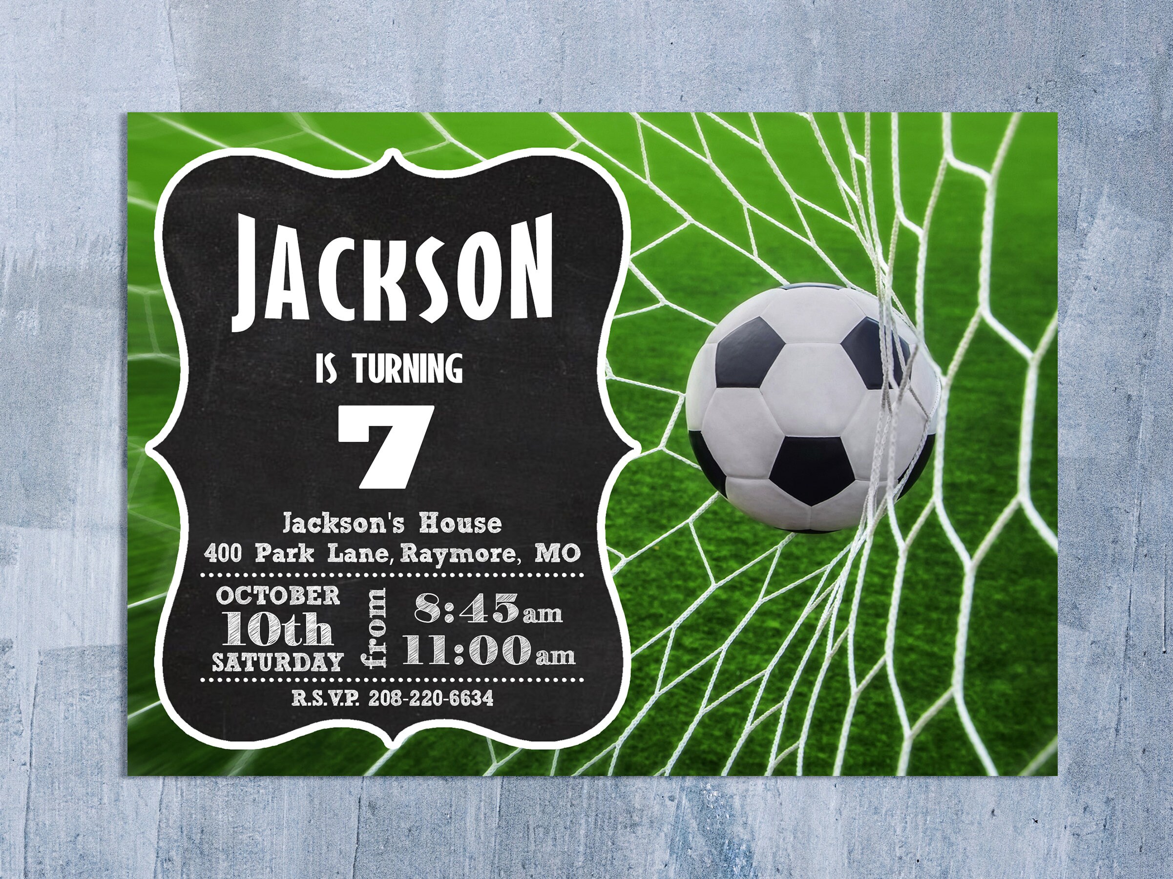 Football Invitation Template