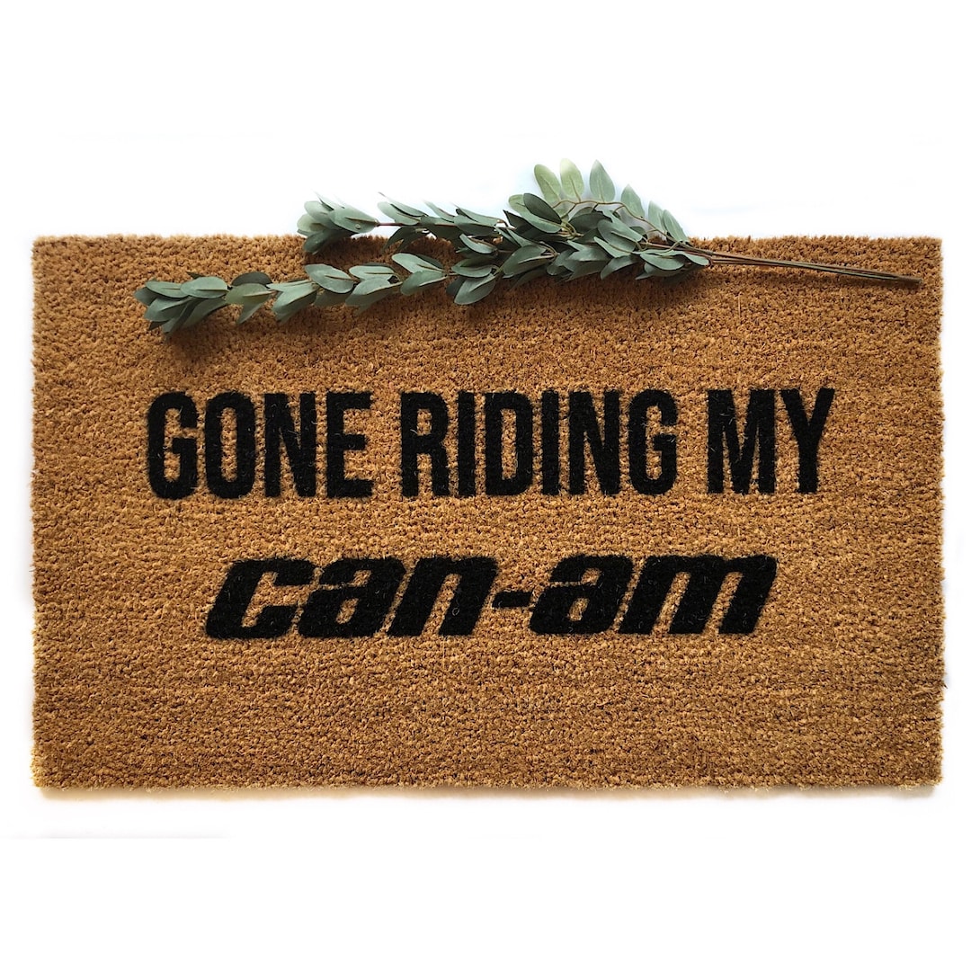 Rzr Doormat | Gone Riding | Can Decal | 4x4 | Sxs| Can Am | Yamaha ...