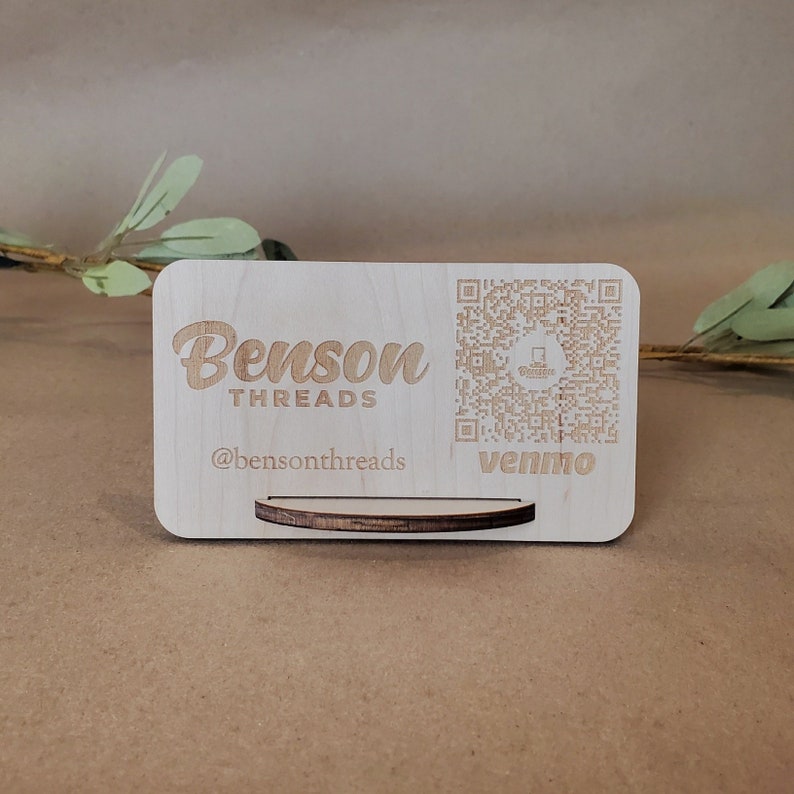 Scannable QR Code Sign Venmo QR Sign Bar Code Sign Pay - Etsy