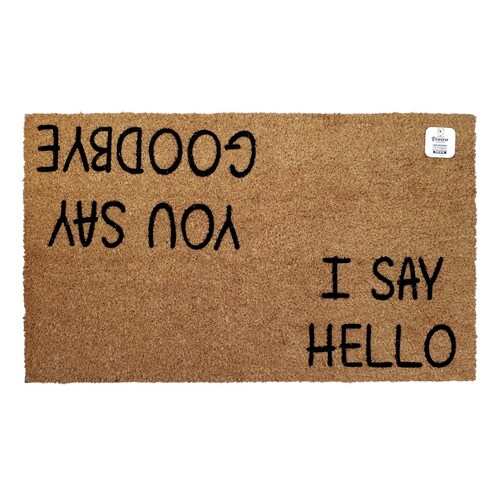 You Say Goodbye I Say Hello Doormat Beatles Custom Doormat - Etsy