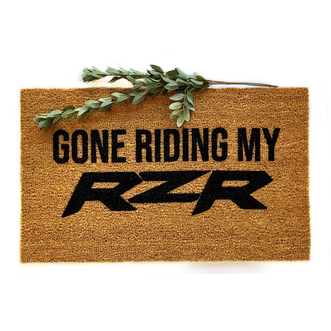 Gone Riding My RZR Offroad Entry Doormat for Your Home - Etsy